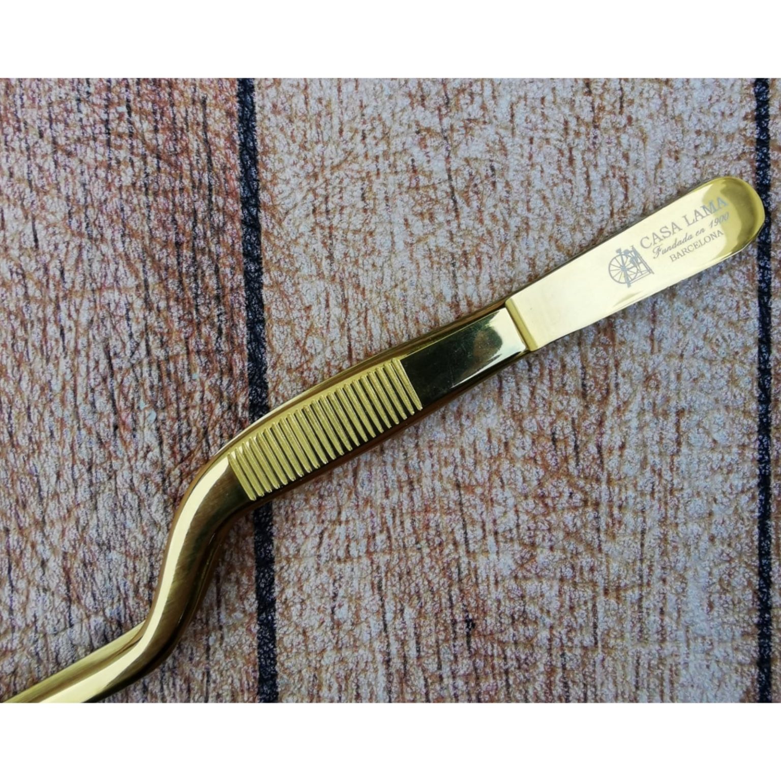 Pinza para emplatar gold 16cm - Casa Lama